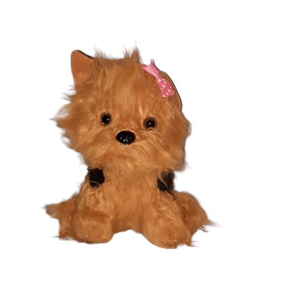 Dan Dee | Toys | 29 Dan Dee Yorkie Yorkshire Terrier Pink Polka Dot Bow ...